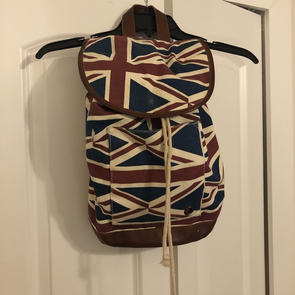 Bags | British Flag Backpack | Poshmark